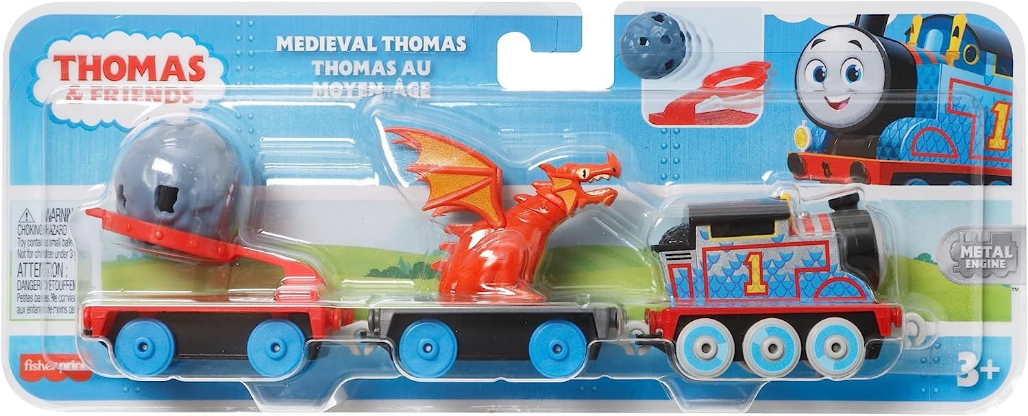 Fisher-Price Thomas & Friends Medieval Thomas Engine die-cast Push ...