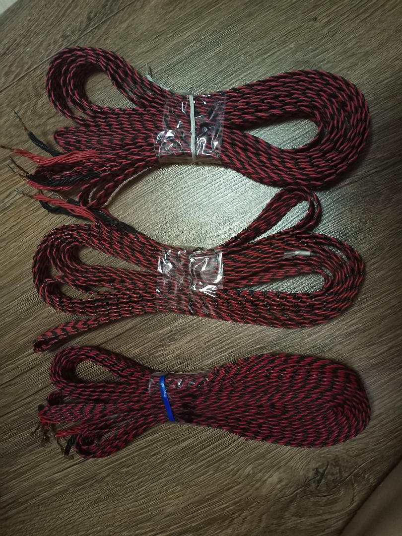 (fixed price, collect at 460405) vintage victor jvc speaker cable (5m ...