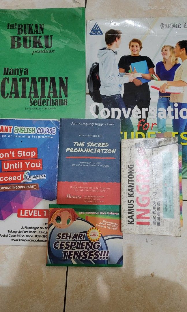 FREE Buku Belajar Bahasa Inggris, Buku & Alat Tulis, Buku Pelajaran di Carousell