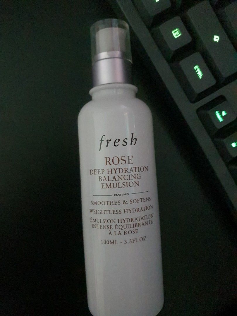 Fresh Rose Deep Hydration Balancing Emulsion, Beauty & Personal Care ...