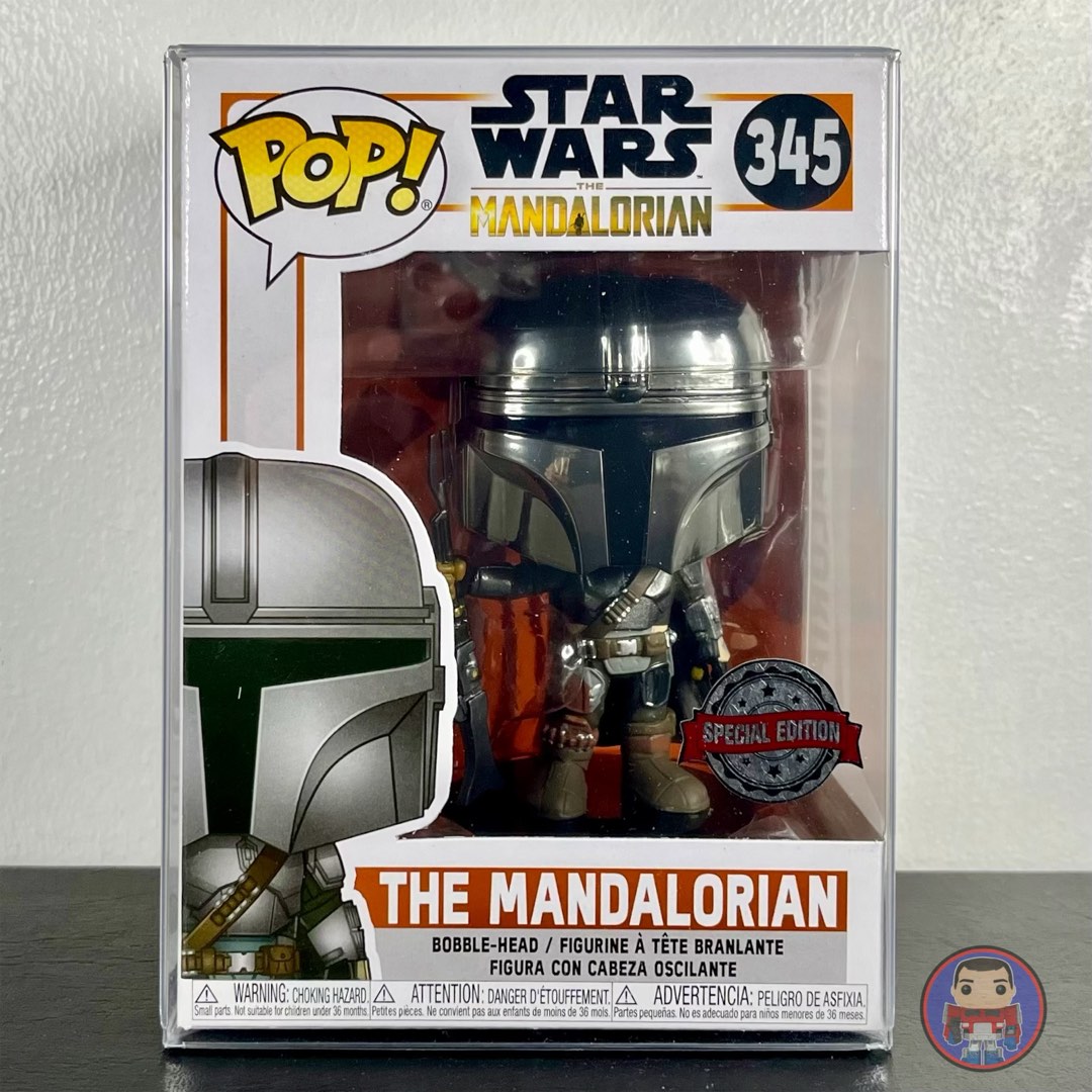 Funko Pop Star Wars - The Mandalorian (Chrome) Special Edition on Carousell