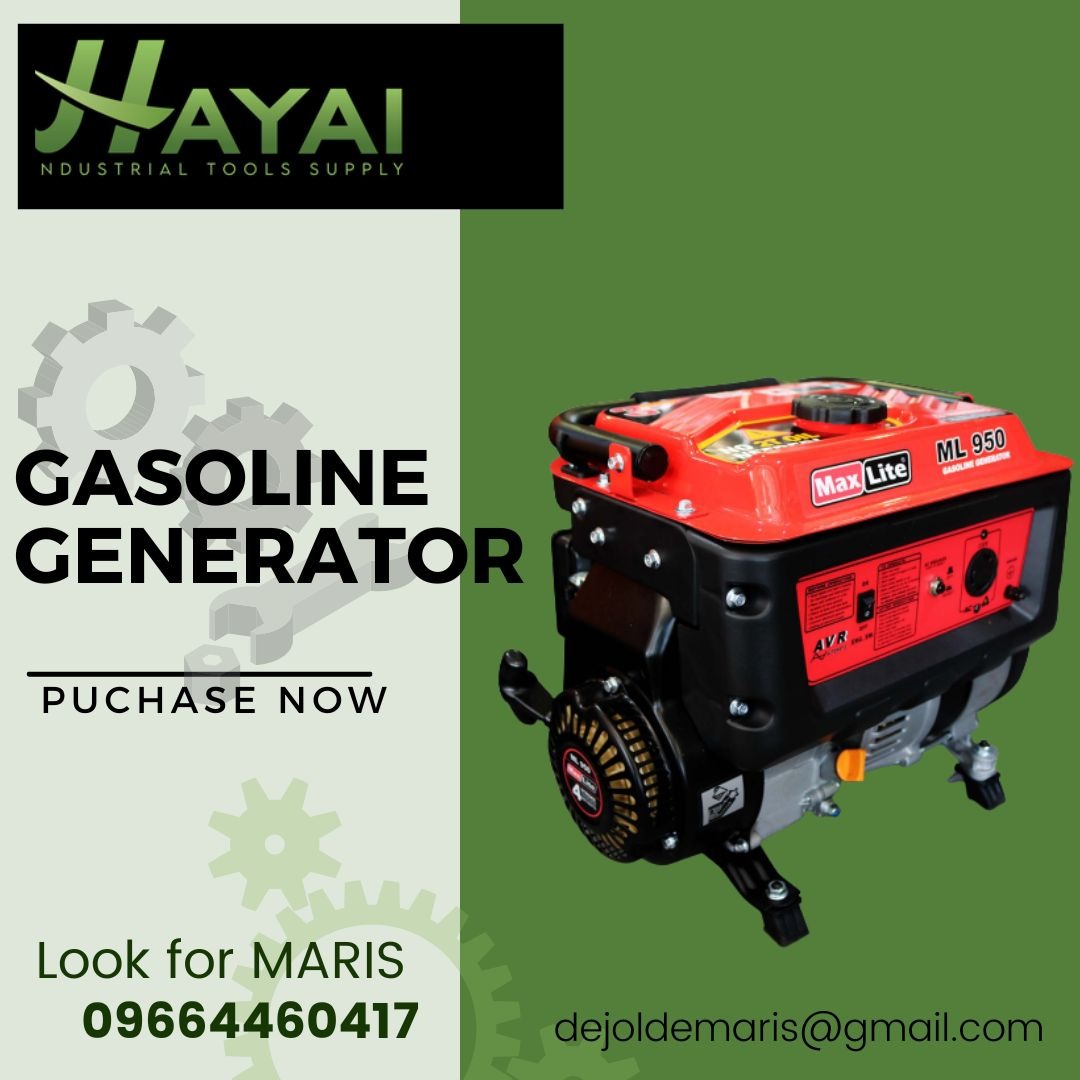 GASOLINE GENERATOR, Commercial & Industrial, Construction Tools ...