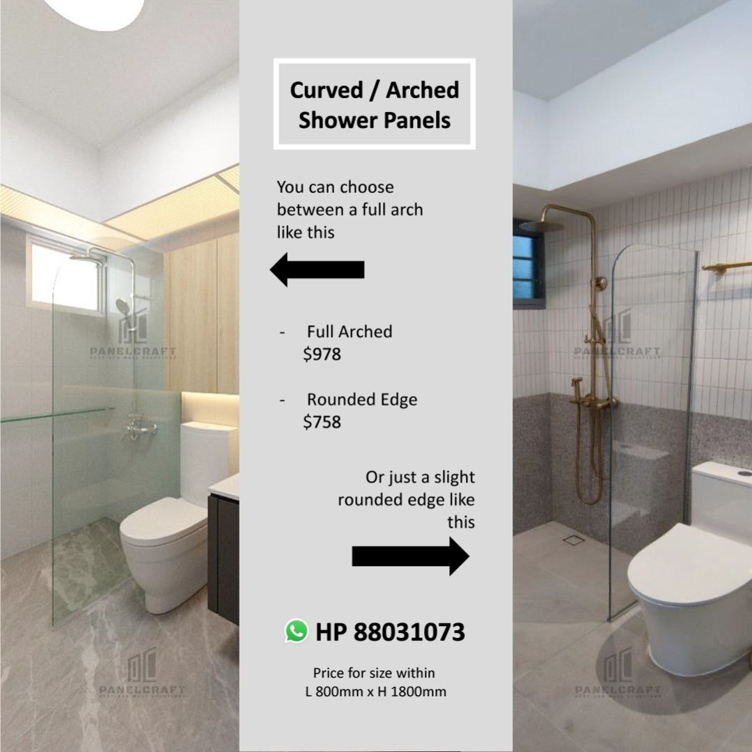 Glass Shower Screen | Shower Panels | Tempered Glass | Sliding Door ...
