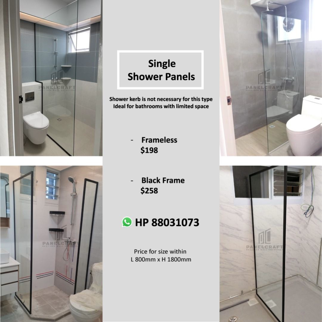 Glass Shower Screen | Shower Panels | Tempered Glass | Sliding Door ...