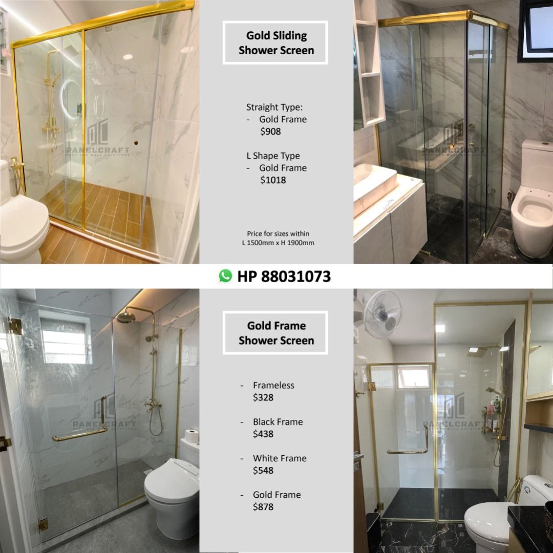 Glass Shower Screen | Shower Panels | Tempered Glass | Sliding Door ...