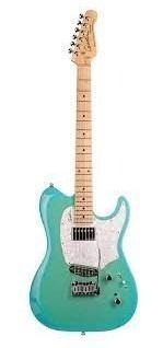 Godin- Session Coral Blue HG RN Electric guitar w/bag (Session-CBRN ...
