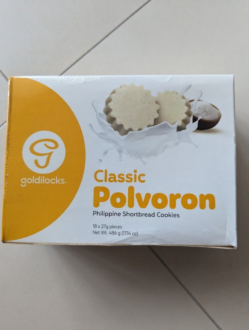 Goldilocks Classic Polvoron box, Food & Drinks, Local Eats on Carousell