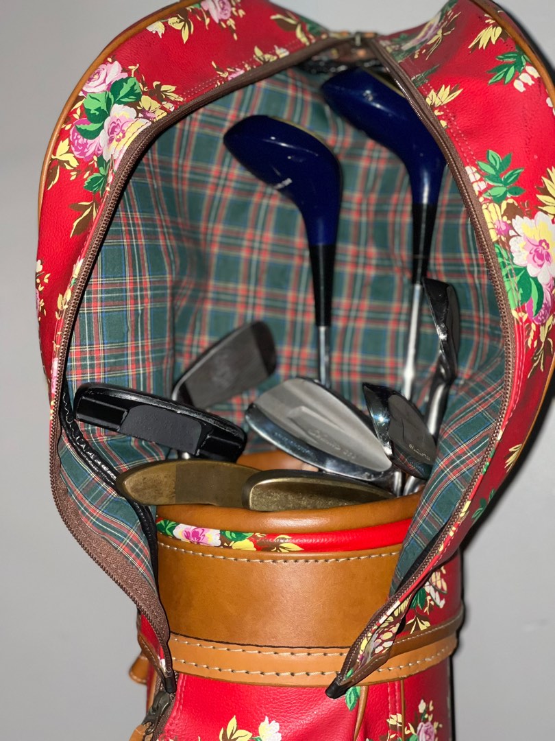 GOLF SET (FLORAL GOLF BAG) on Carousell