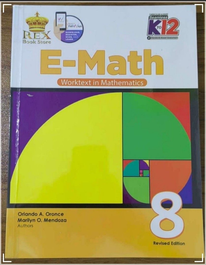 GRADE 8 MATH BOOK (E-MATH), Hobbies & Toys, Books & Magazines ...