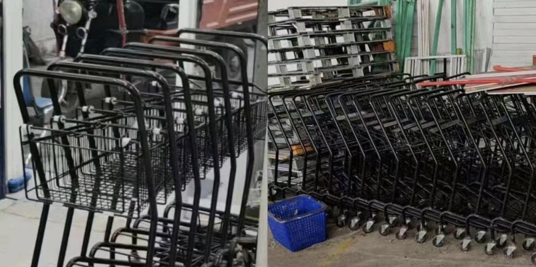 Grocery Shopping Cart Push Cart 40 liters on Carousell