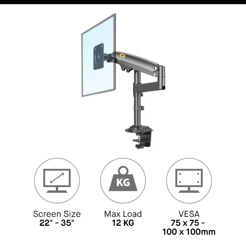 H100 Monitor Arm Bracket Monitor Mount, Computers & Tech, Parts ...