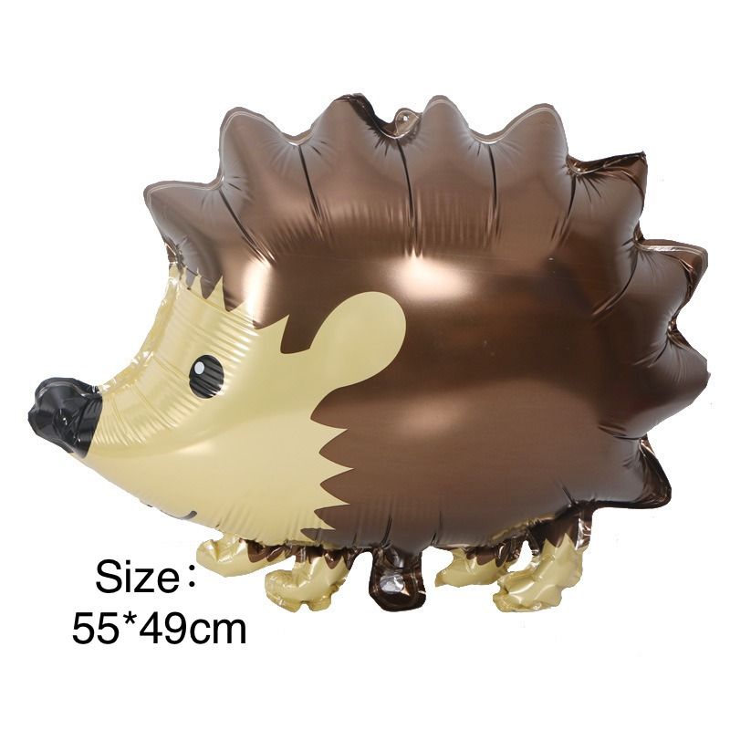 [Helium Inflated] Animal Rabbit Squirrel Hedgehog Foil Balloon Kids ...