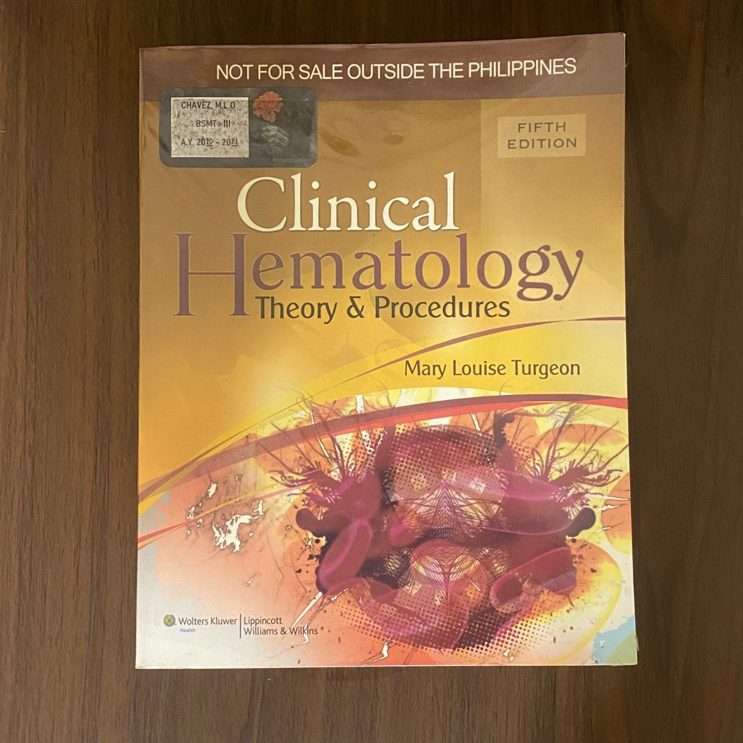 Turgeon - Clinical Hematology: Theory and Procedures (5th ed) on Carousell