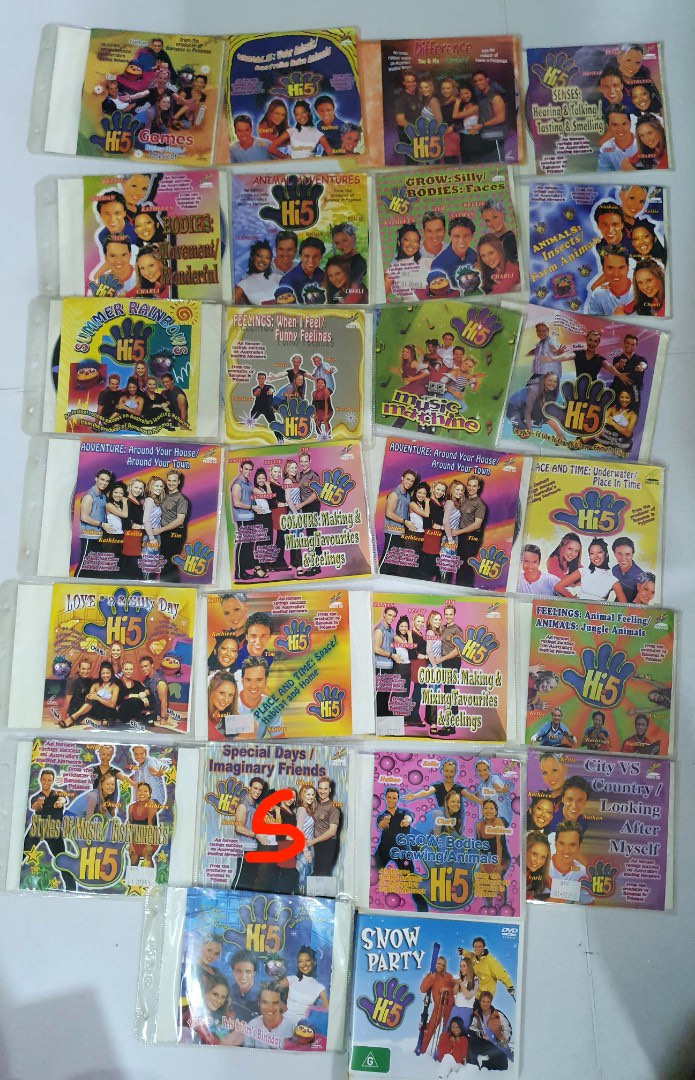 Hi 5 VCDs and 1 DVD, Hobbies & Toys, Music & Media, CDs & DVDs on Carousell
