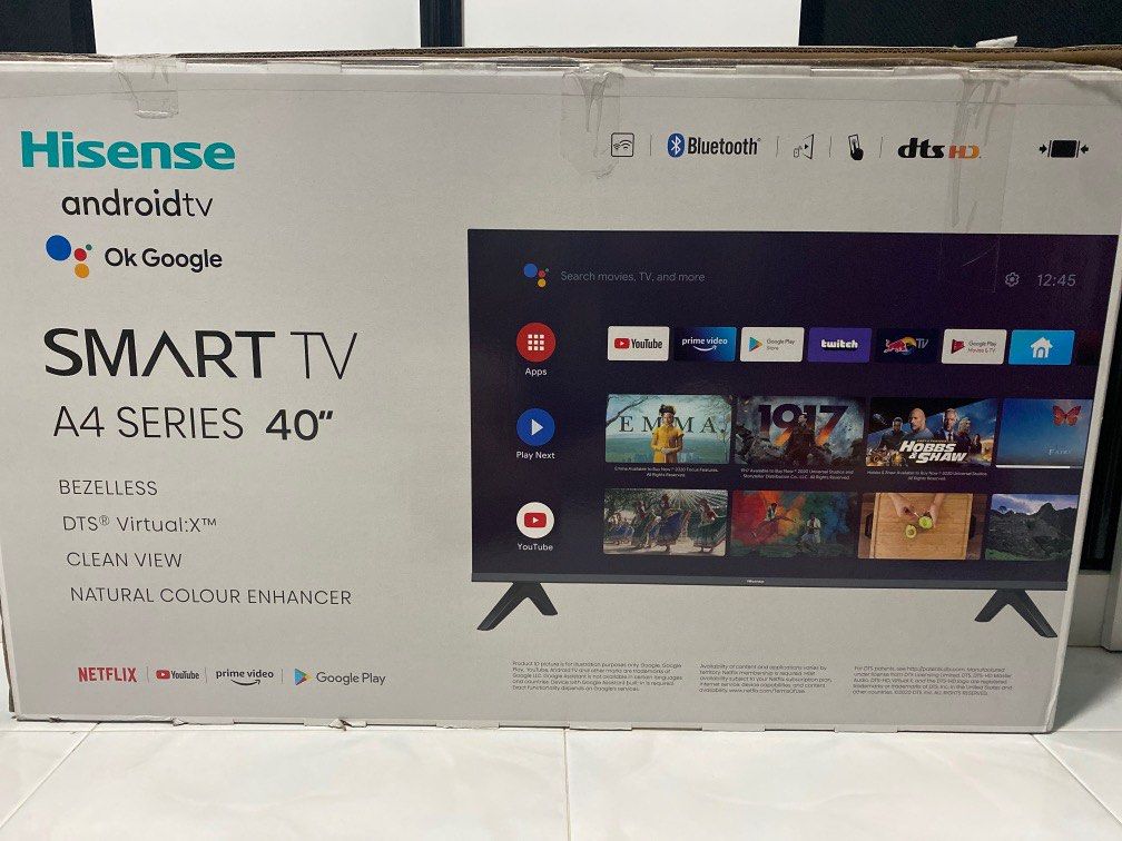 Hisense 40 inch Smart TV, TV & Home Appliances, TV & Entertainment, TV ...