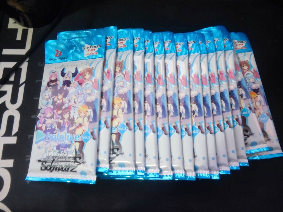 HoloLive Weiss Vol2 Loosepacks, Hobbies & Toys, Toys & Games on Carousell