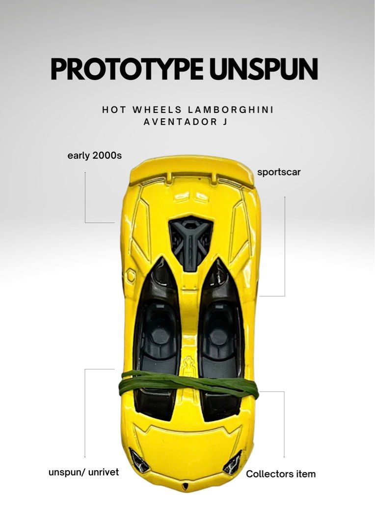 Hot Wheels Unspun Lamborghini, Hobbies & Toys, Toys & Games on Carousell