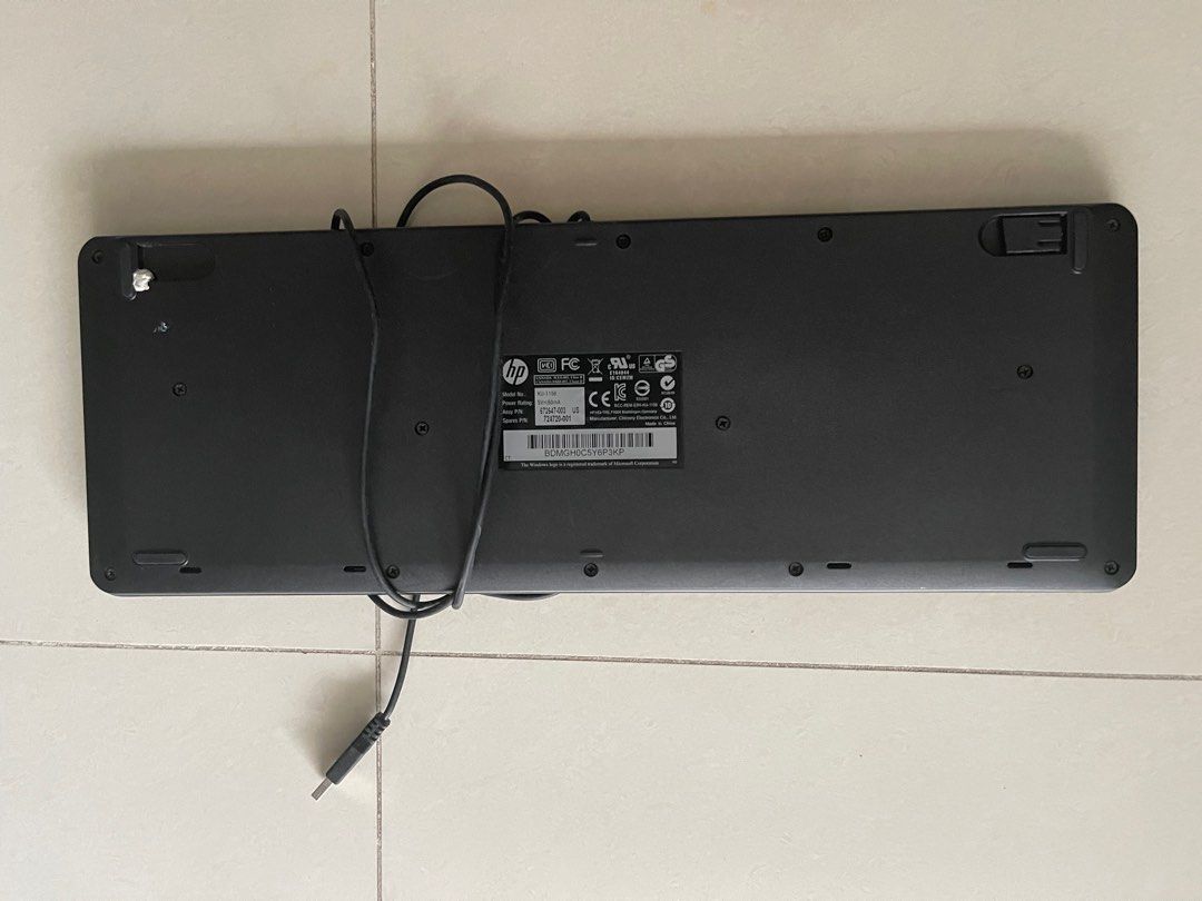 HP keyboard without stand, Computers & Tech, Parts & Accessories ...