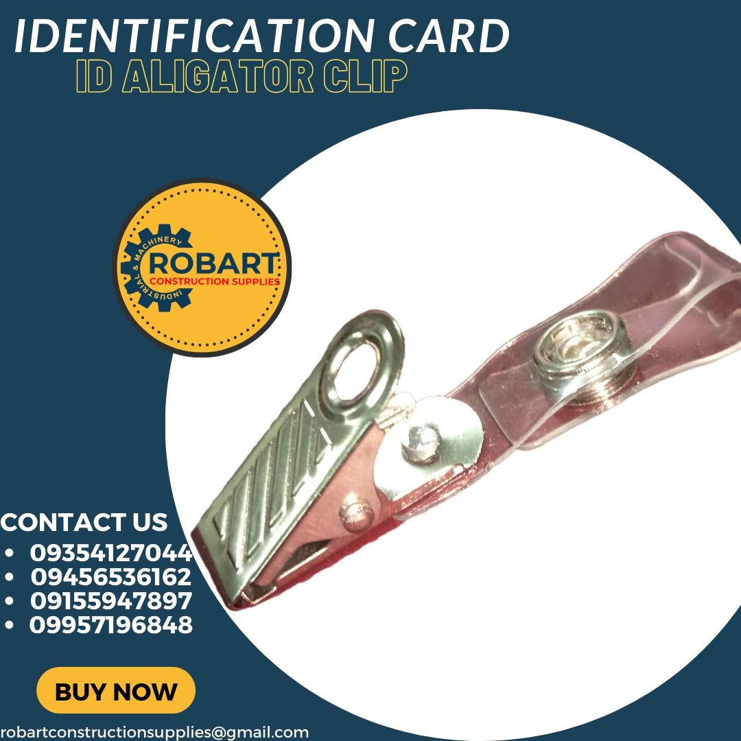 IDENTIFICATION CARD I.D ALIGATOR CLIP on Carousell