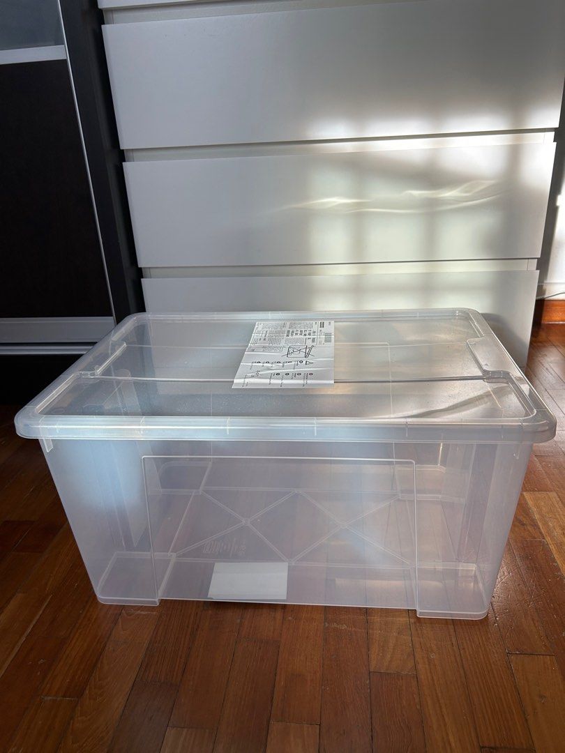 IKEA Samla Storage Box (brand new), Furniture & Home Living, Home ...