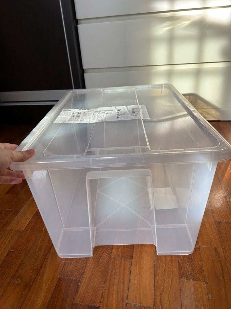 IKEA Samla Storage Box (brand new), Furniture & Home Living, Home ...