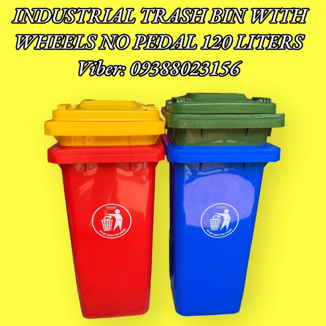 INDUSTRIAL TRASH BIN on Carousell