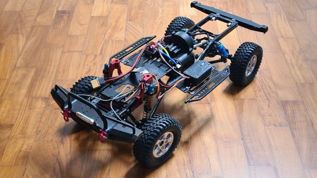Injora SCX10 RC Crawler converted to use Clone Yota Axles, Hobbies ...