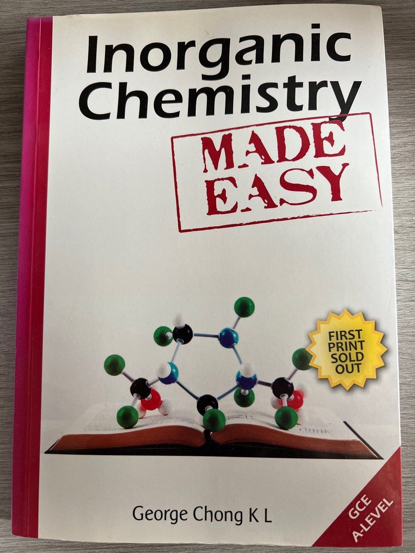 Inorganic chemistry made easy, Hobbies & Toys, Books & Magazines ...
