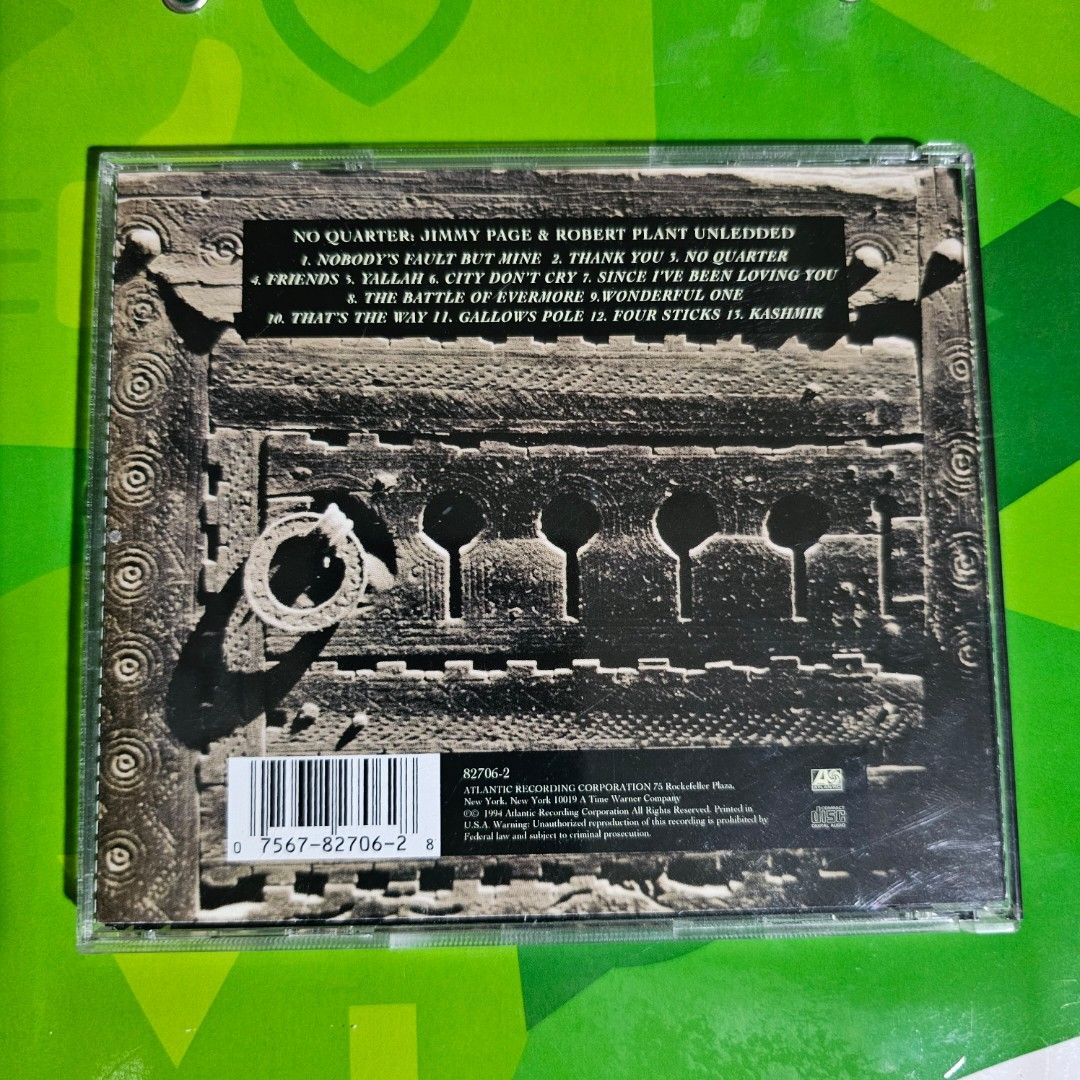 Jimmy Page and Robert Plant - No Quarter - CD VG, Hobbies & Toys, Music ...