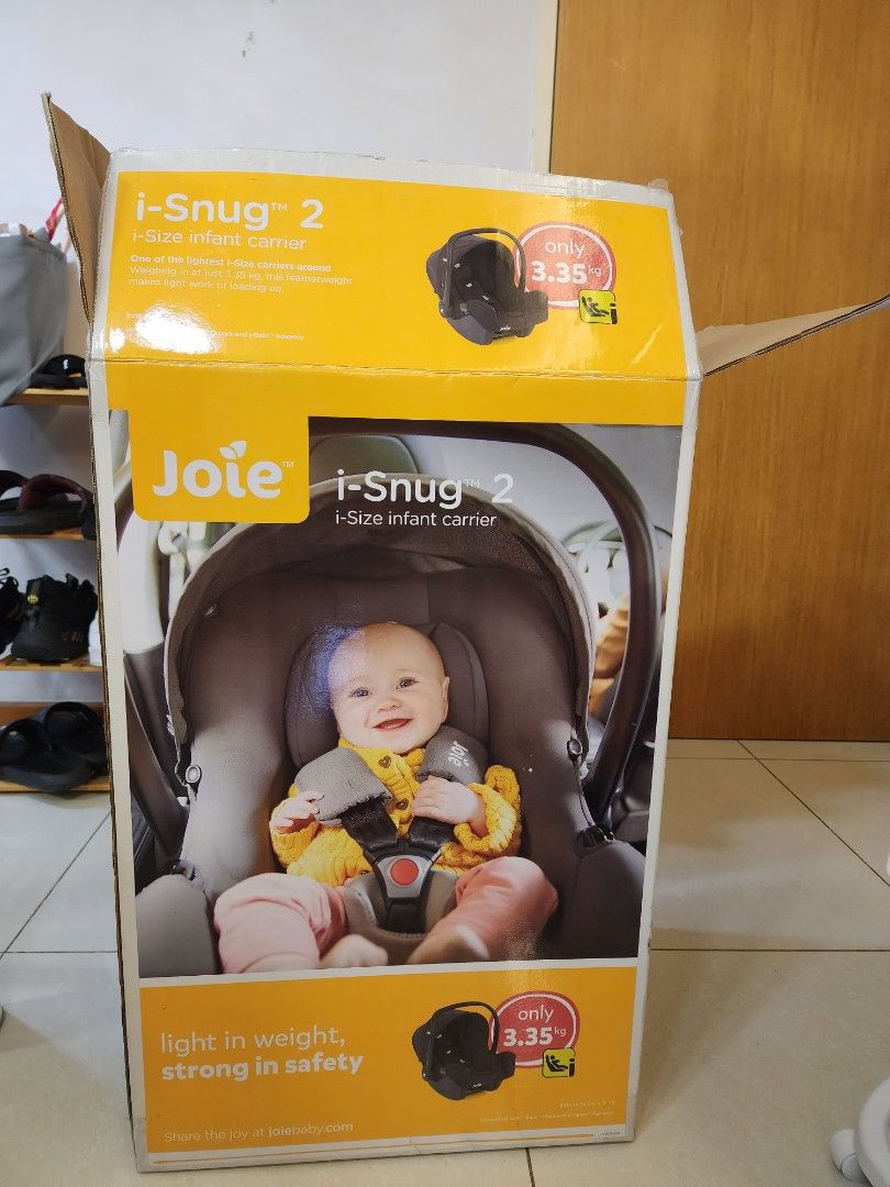 Joie I snug 2 carrie and car seat, Babies & Kids, Going Out, Car Seats ...