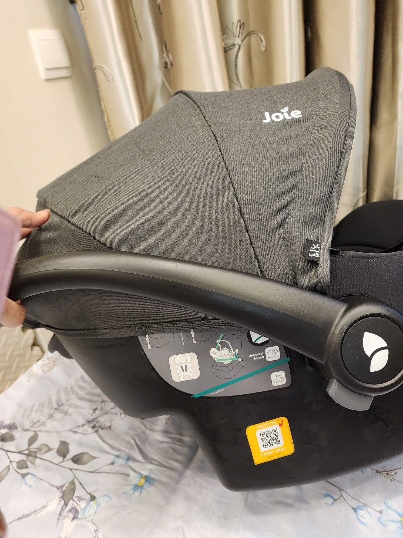 Joie I snug 2 carrie and car seat, Babies & Kids, Going Out, Car Seats ...