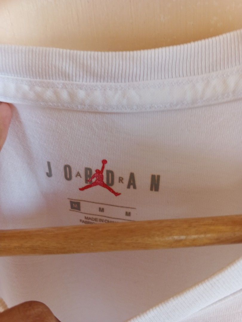 Jordan script white tee on Carousell
