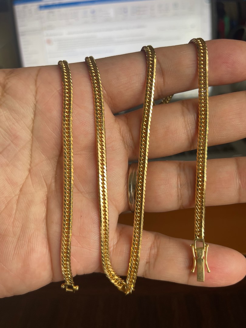 K18 Japan Gold Mcut 24inches on Carousell