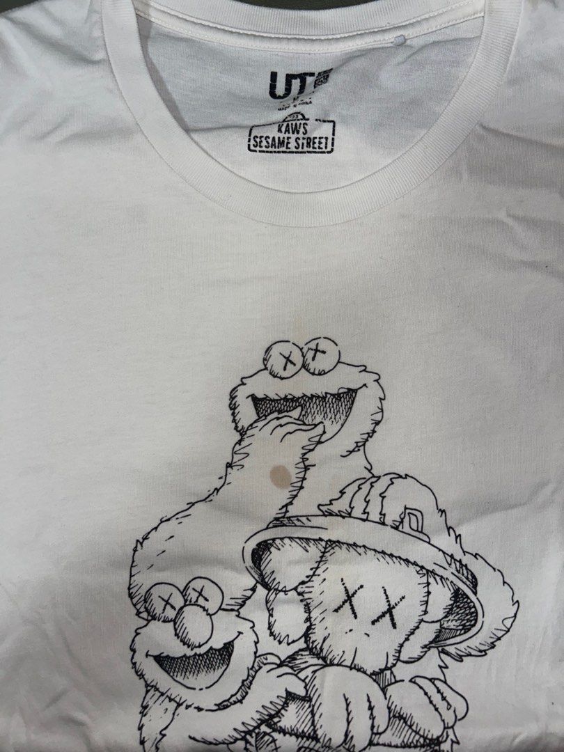 kaws white shirt, Men's Fashion, Tops & Sets, Tshirts & Polo Shirts on ...