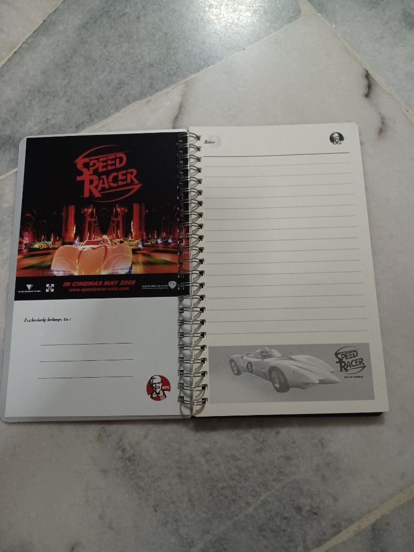 KFC Speed Racer Metal Cover Diary, Hobbies & Toys, Collectibles ...