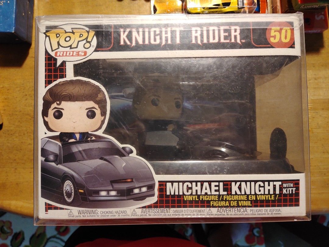 Knight Rider Michael Knight with KITT POP! Rides "50" Collectibles ...