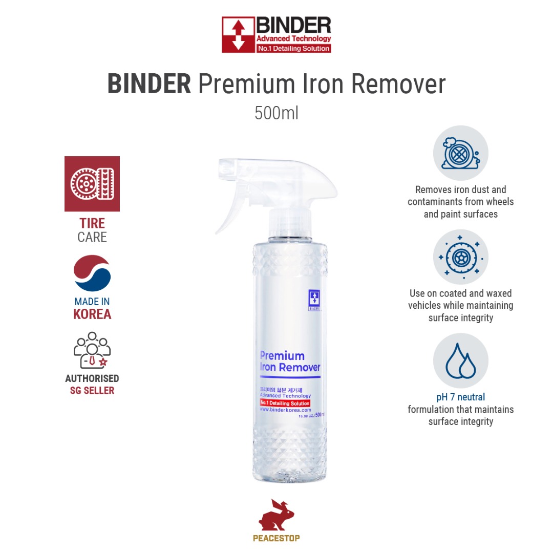 Korea BINDER Premium Iron Remover/Brake Dust Remover by Fireball Rim ...
