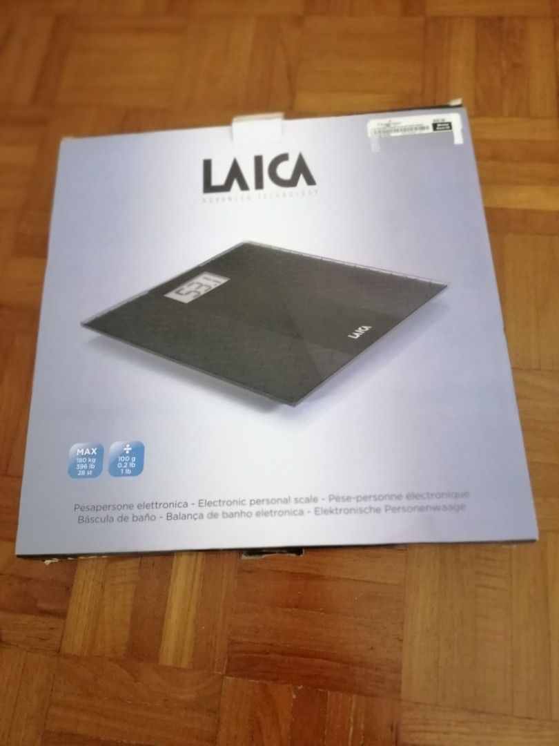 LAICA Digital Weighing Scale, Health & Nutrition, Health Monitors ...