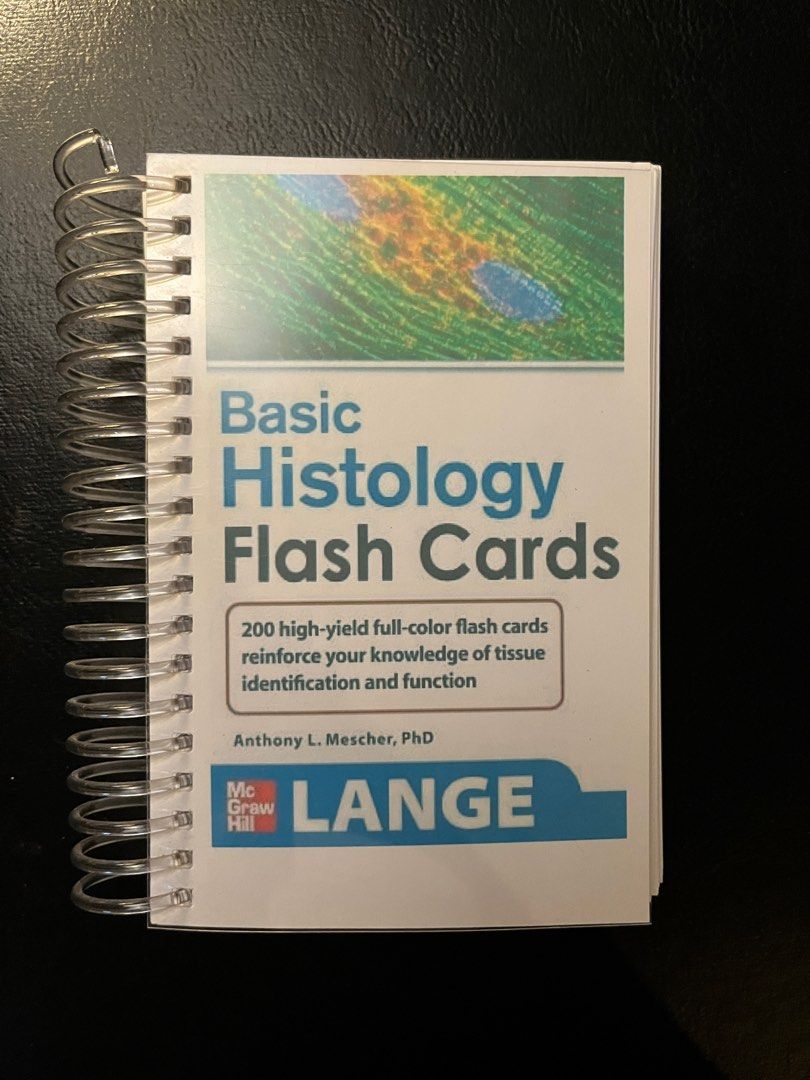LANGE Basic Histology Flashcards on Carousell