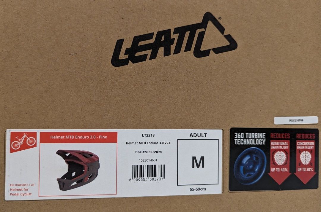 Leatt Enduro 3.0 V23 Helmet (M | Pine), Sports Equipment, Bicycles ...