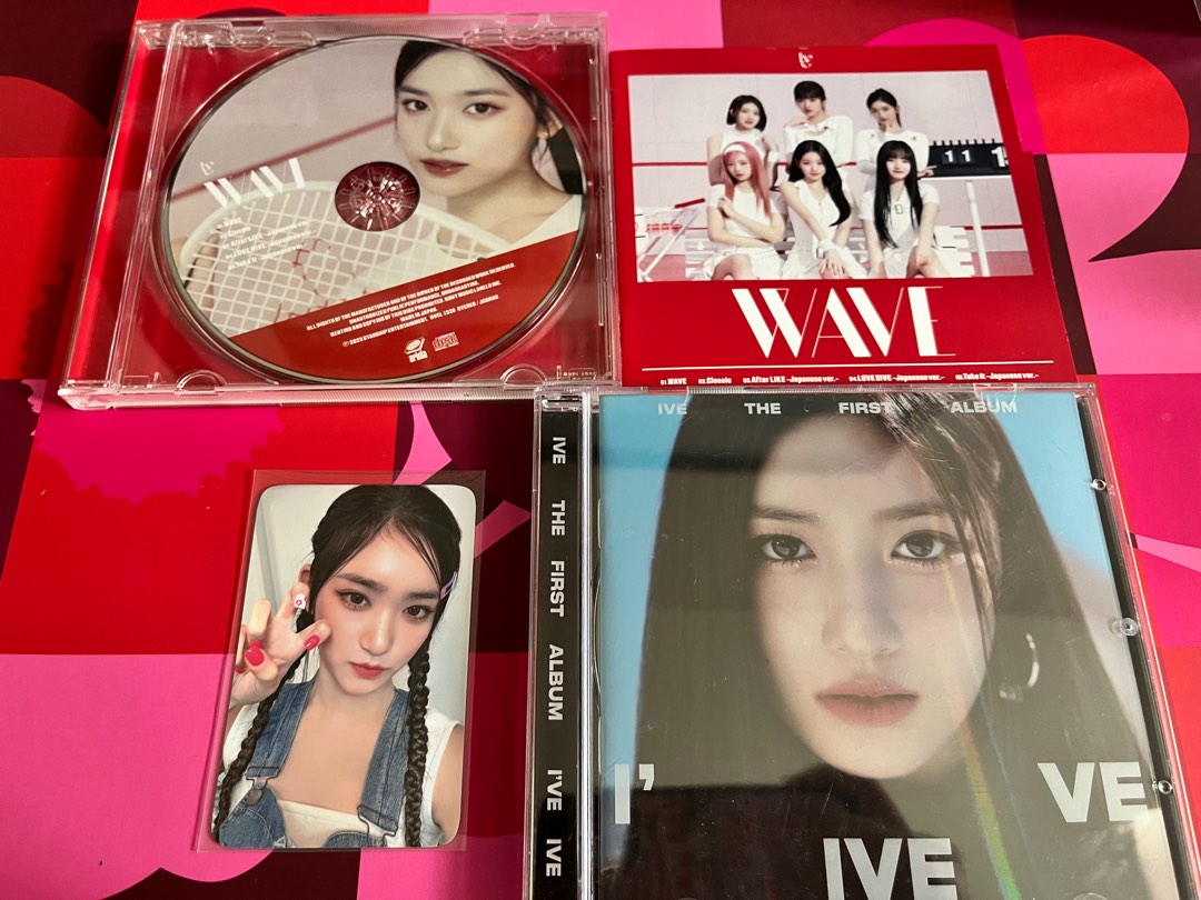 Leeseo IVE set Japan FC dive 盤 Jewel version wave 通常盤 小卡, 攝影器材, 攝影配件, 其他攝影配件 - Carousell