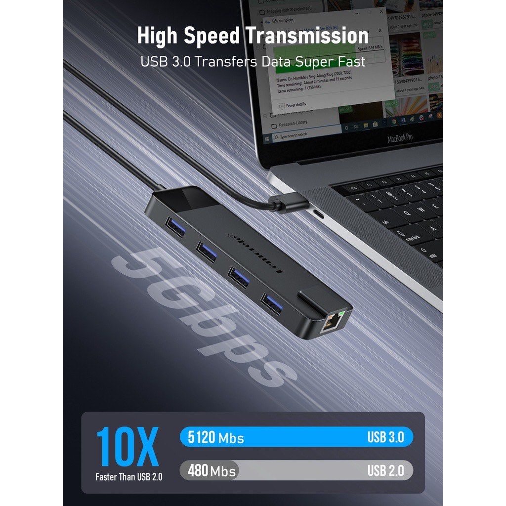 Lemorele Usb C Docking Station 10 in 1 Dual Display Adapter With HDMI ...