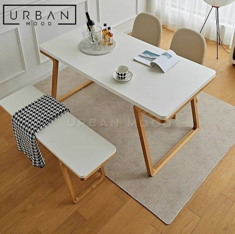 LEXI Japandi Dining Table, Furniture & Home Living, Furniture, Tables ...
