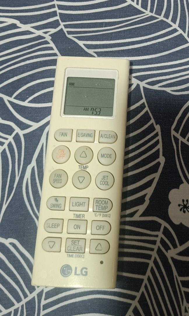LG Aircon Remote, TV & Home Appliances, Air Conditioners & Heating on ...