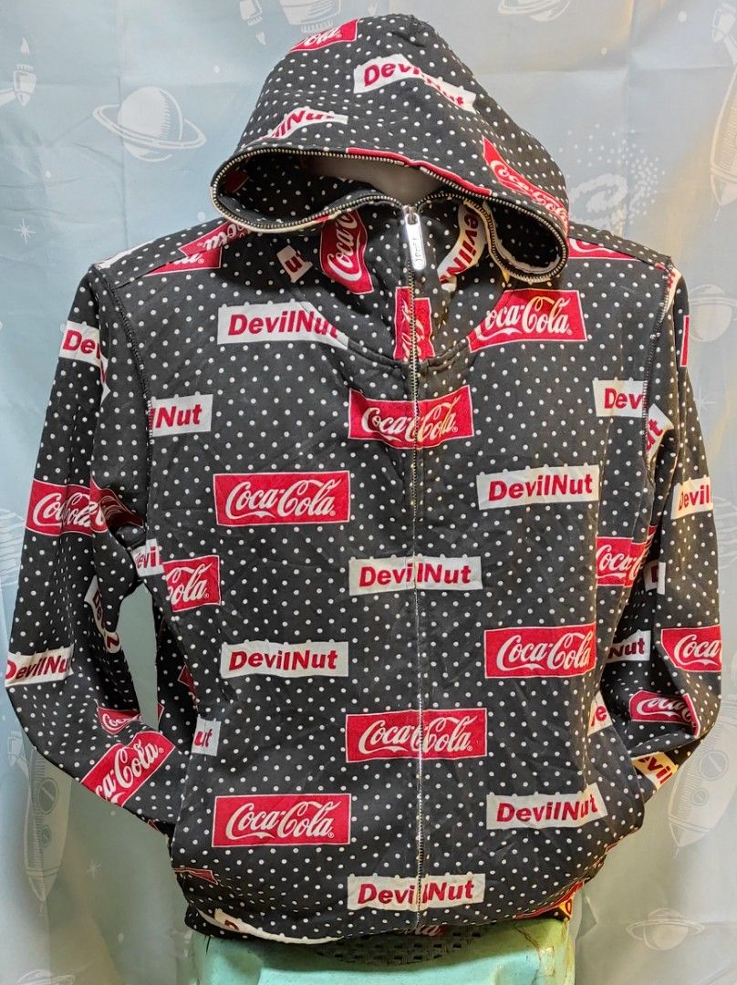 LIMITED COCA COLA DEVIL NUT, Men's Fashion, Coats, Jackets and Outerwear on Carousell