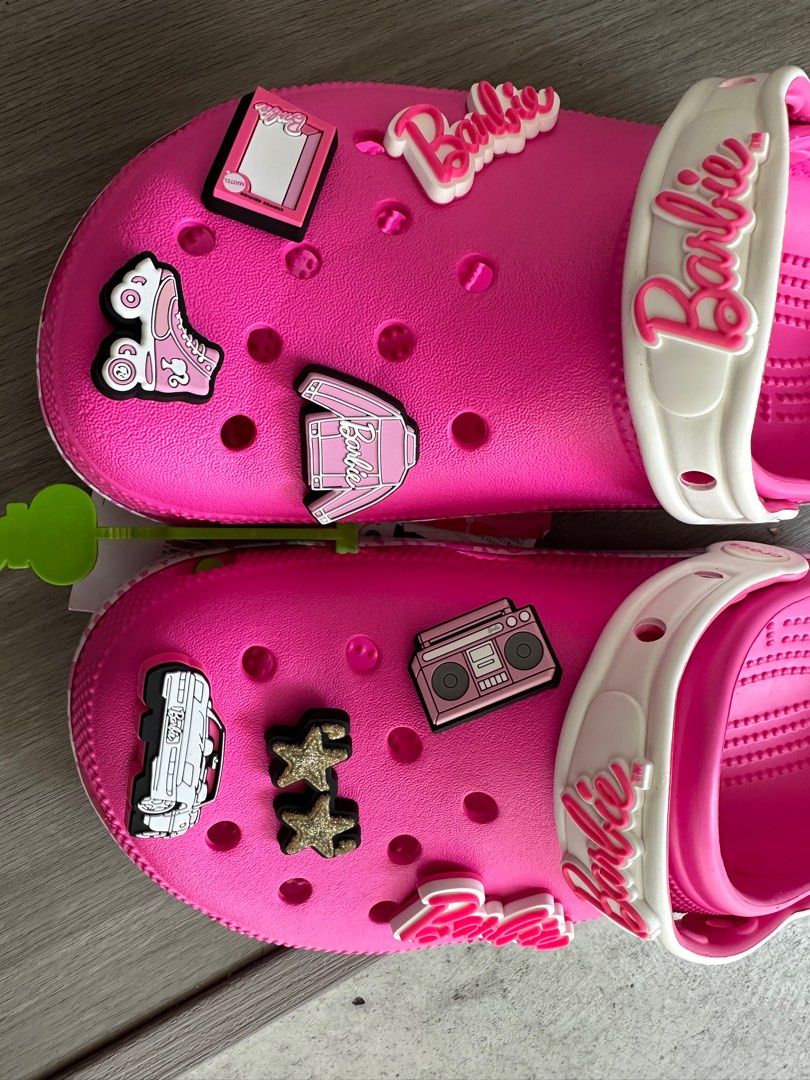 Limited Edition Barbie Crocs, Women's Fashion, Footwear, Flipflops and ...