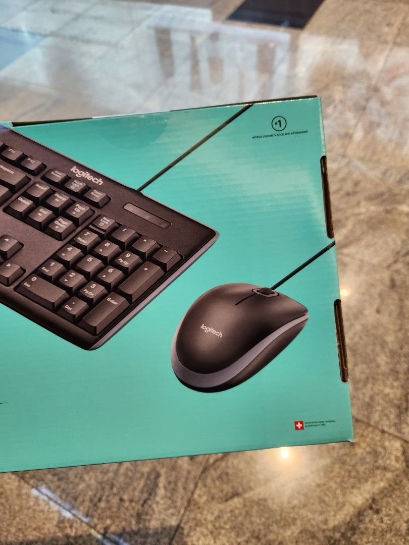Logitech Mk200 Media Corded Keyboard And Mouse Combo Computers And Tech Parts And Accessories