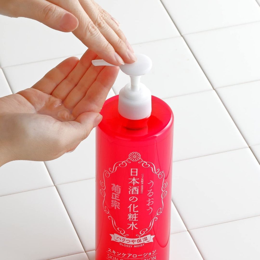 Lotion made from Japanese Sake (Kiku-Masamune), 500ml, moisturizing ...