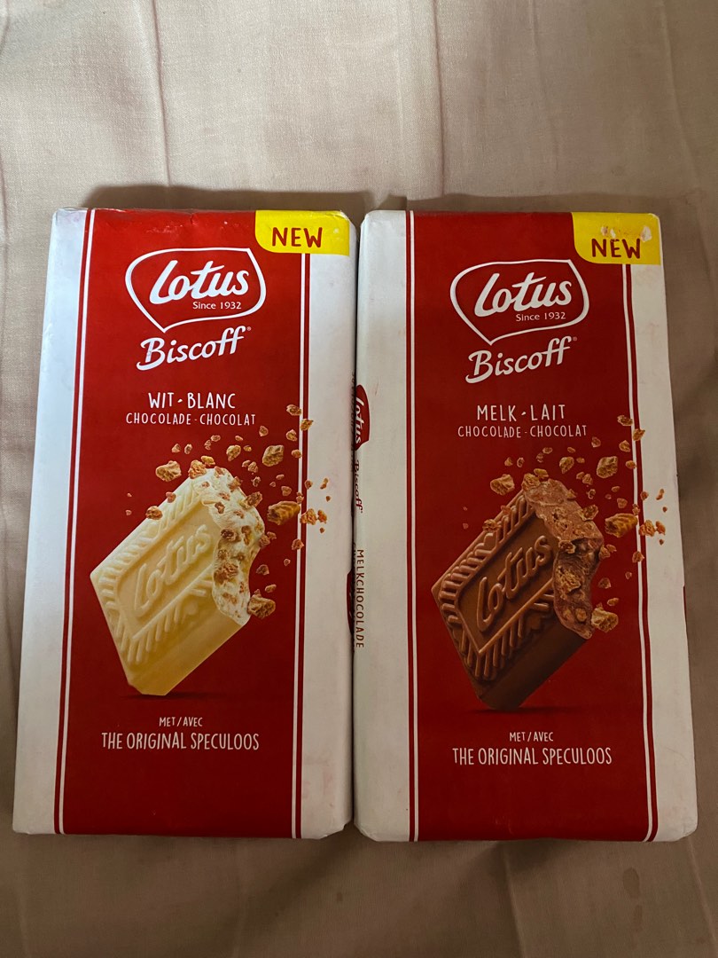 Lotus Biscoff Chocolate Bar, Food & Drinks, Packaged & Instant Food on ...