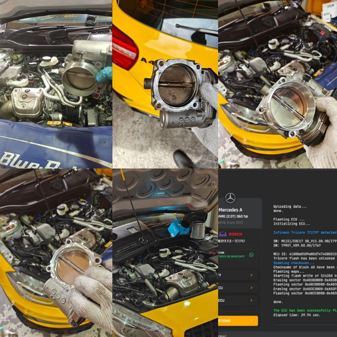 M133 a45 cla45 gla45 amg mods and repair w117 w176 x156 stage 1 2 3 ...